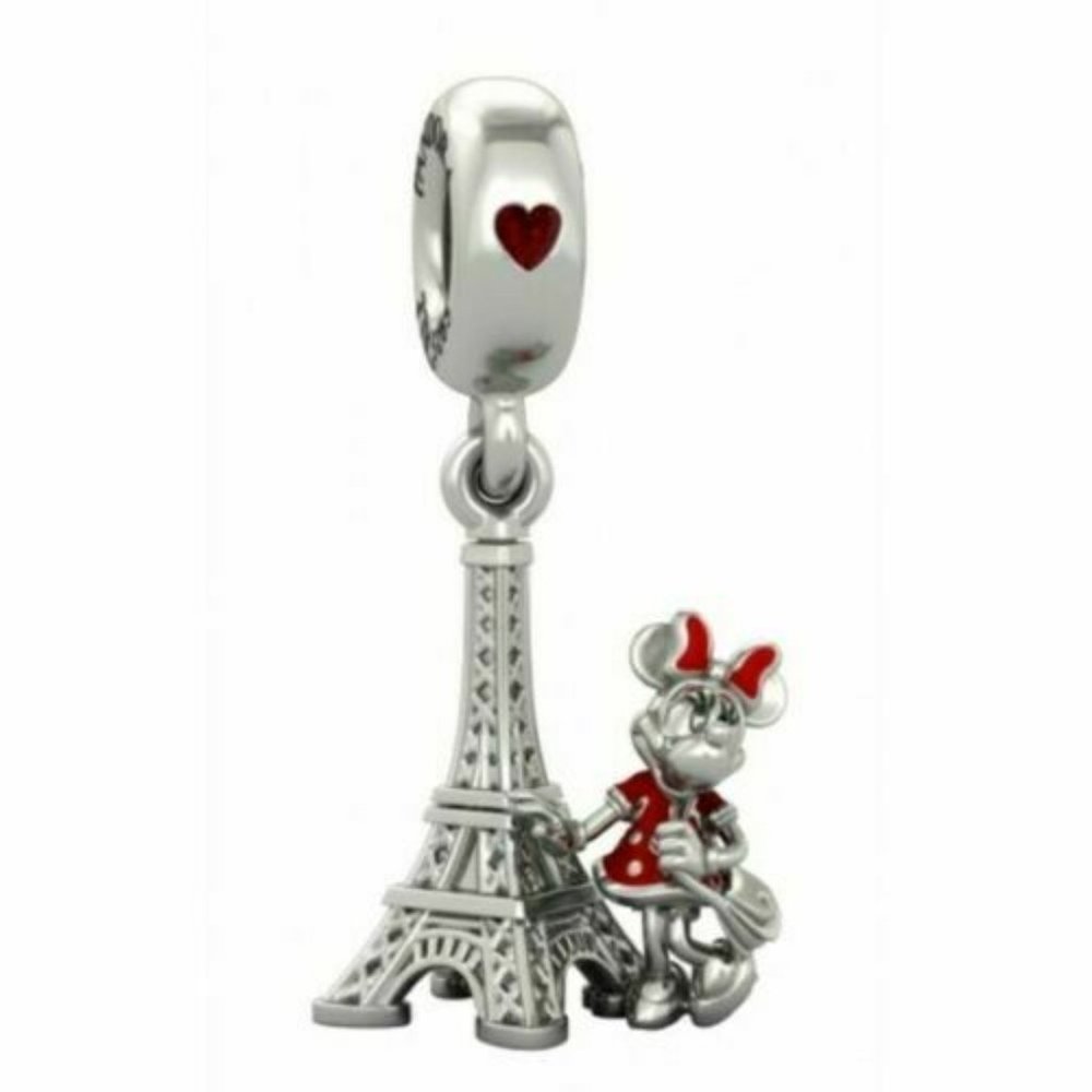 Pandora Disney Minnie Paris Eiffel Tower Charm Red Do… - Gem